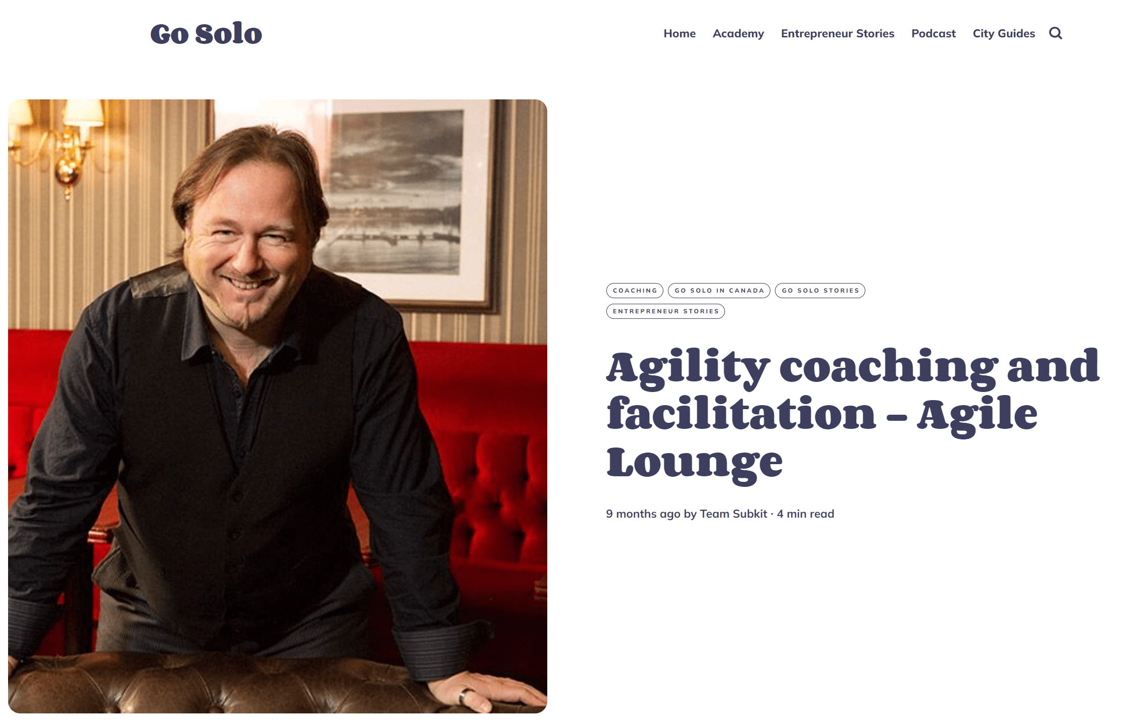 Coach - Agile Lounge